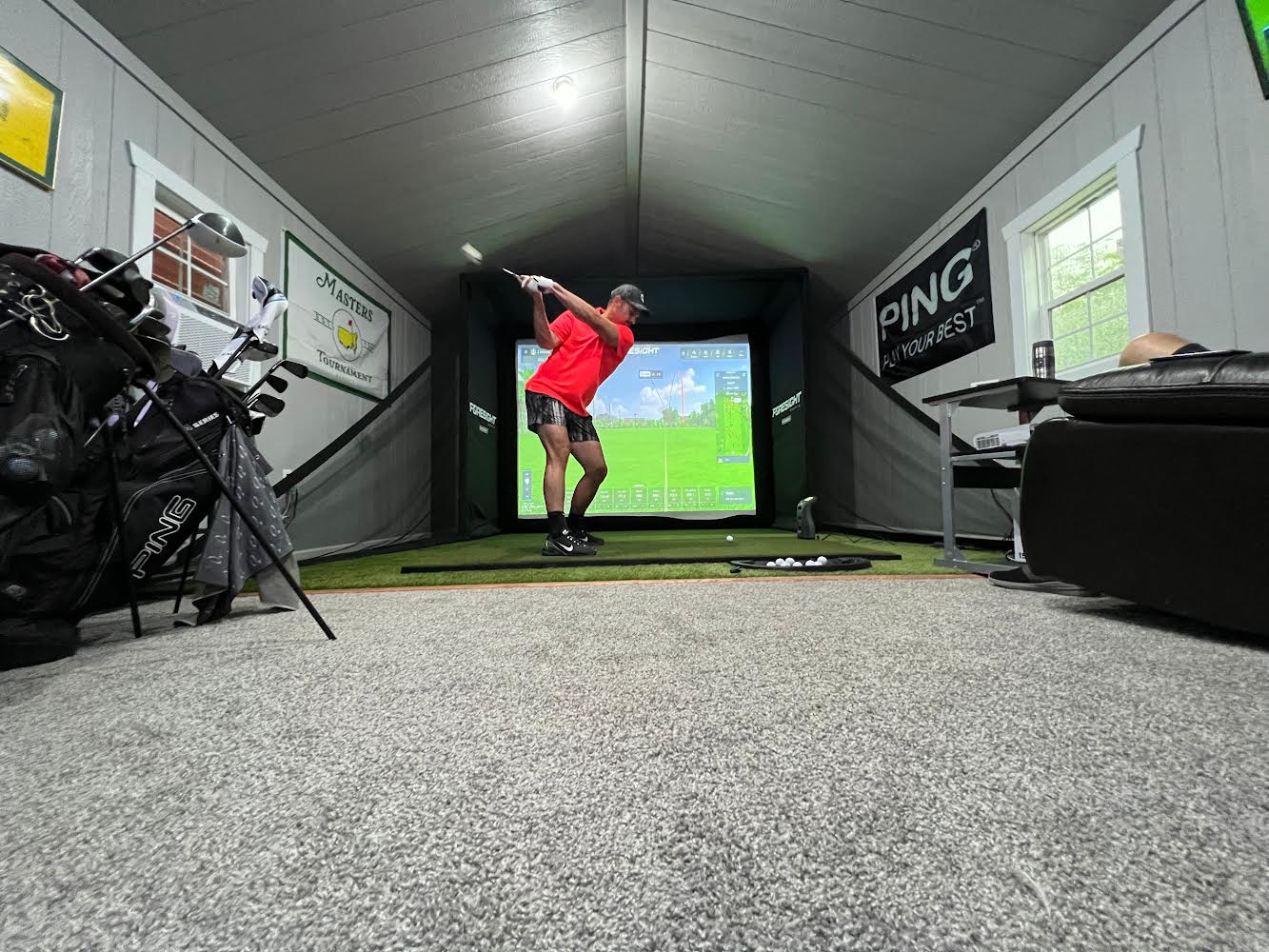 Eagle 16'x30' Package – Backyard Golf Simulator